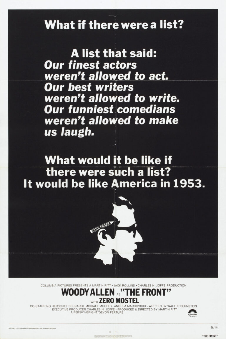 The Front movie review & film summary (1976) | Roger Ebert