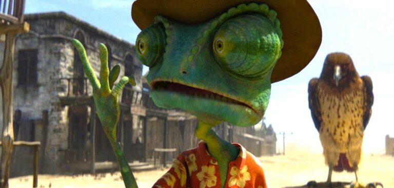 Rango walks tall. For a lizard, especially. movie review (2011) | Roger ...